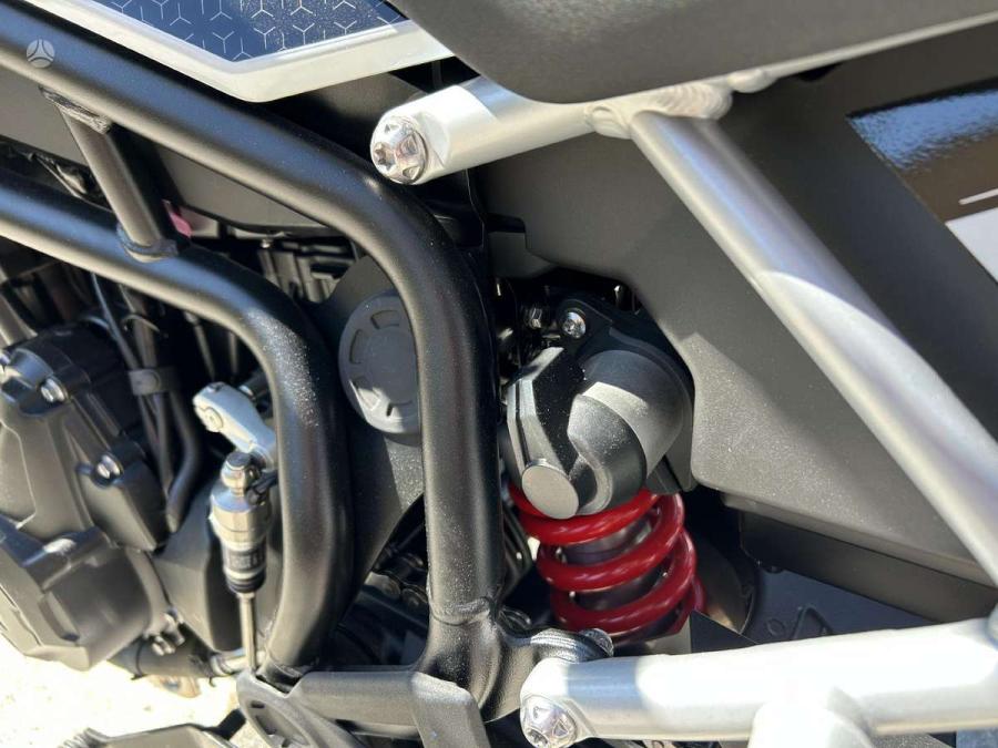 White Triumph Tiger 2025 in Vilnius, with an engine capacity of 0.89 L and mileage of 0 thousand km for 13890 €, photo 10 on AUTOMOTO.COM.LV