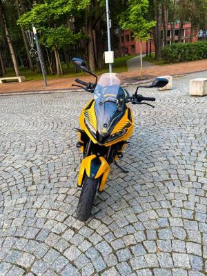 Yellow Triumph Tiger 2024 in Alytus, with an engine capacity of 0.66 L and mileage of 3 thousand km for 6999 €, photo 3 on AUTOMOTO.COM.LV