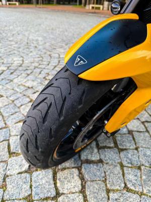 Yellow Triumph Tiger 2024 in Alytus, with an engine capacity of 0.66 L and mileage of 3 thousand km for 6999 €, photo 9 on AUTOMOTO.COM.LV