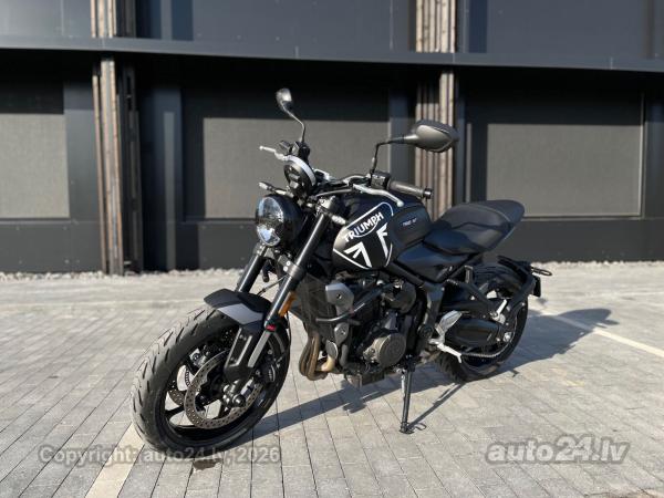 Melns Triumph Trident 660 2022 Tartu, ar dzinēja tilpumu 0.66 L un nobraukumu 5 tūkst. km par 6990 €, foto 1 vietnē AUTOMOTO.COM.LV