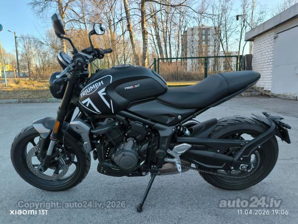 Melns Triumph Trident 660 2023 Tallina, ar dzinēja tilpumu 0.00 L un nobraukumu 2 tūkst. km par 7700 €, foto 3 vietnē AUTOMOTO.COM.LV