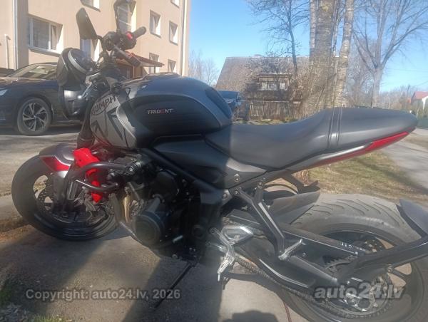 Триумф Trident 660 2022 в Таллин, объемом двигателя 0.66 л и пробегом 13 тыс. км за 6500 €, фото 2 на AUTOMOTO.COM.LV