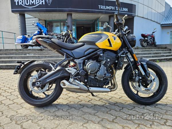 Dzeltens Triumph Trident 660 2026 Tallina, ar dzinēja tilpumu 0.66 L un nobraukumu 1 tūkst. km par 9690 €, foto 3 vietnē AUTOMOTO.COM.LV