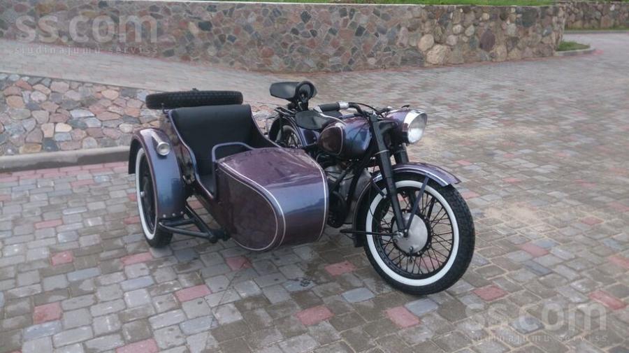 Ural M 72 1955 in Cesis, with an engine capacity of 0.75 L and mileage of 0 thousand km for 4700 €, photo 3 on AUTOMOTO.COM.LV