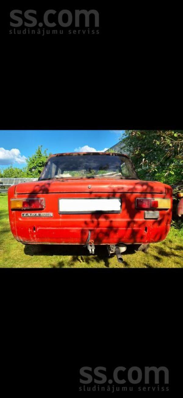 Red VAZ / Lada 2101 1987 in Gulbene, with an engine capacity of 1.20 L and mileage of 75 thousand km for 450 €, photo 2 on AUTOMOTO.COM.LV