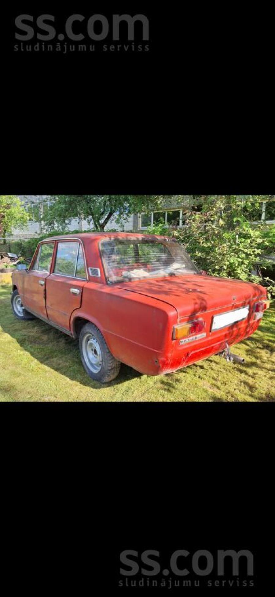 Sarkans VAZ / Lada 2101 1987 Gulbene, ar dzinēja tilpumu 1.20 L un nobraukumu 75 tūkst. km par 450 €, foto 4 vietnē AUTOMOTO.COM.LV