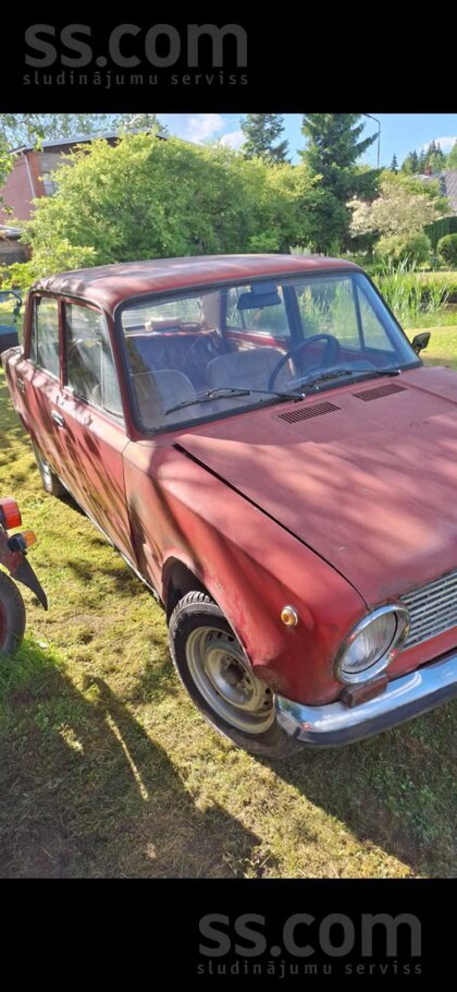 Sarkans VAZ / Lada 2101 1987 Gulbene, ar dzinēja tilpumu 1.20 L un nobraukumu 75 tūkst. km par 450 €, foto 7 vietnē AUTOMOTO.COM.LV