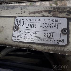 VAZ / Lada 2101 1973 in Riga, with an engine capacity of 1.20 L and mileage of 74 thousand km for 2650 €, photo 9 on AUTOMOTO.COM.LV