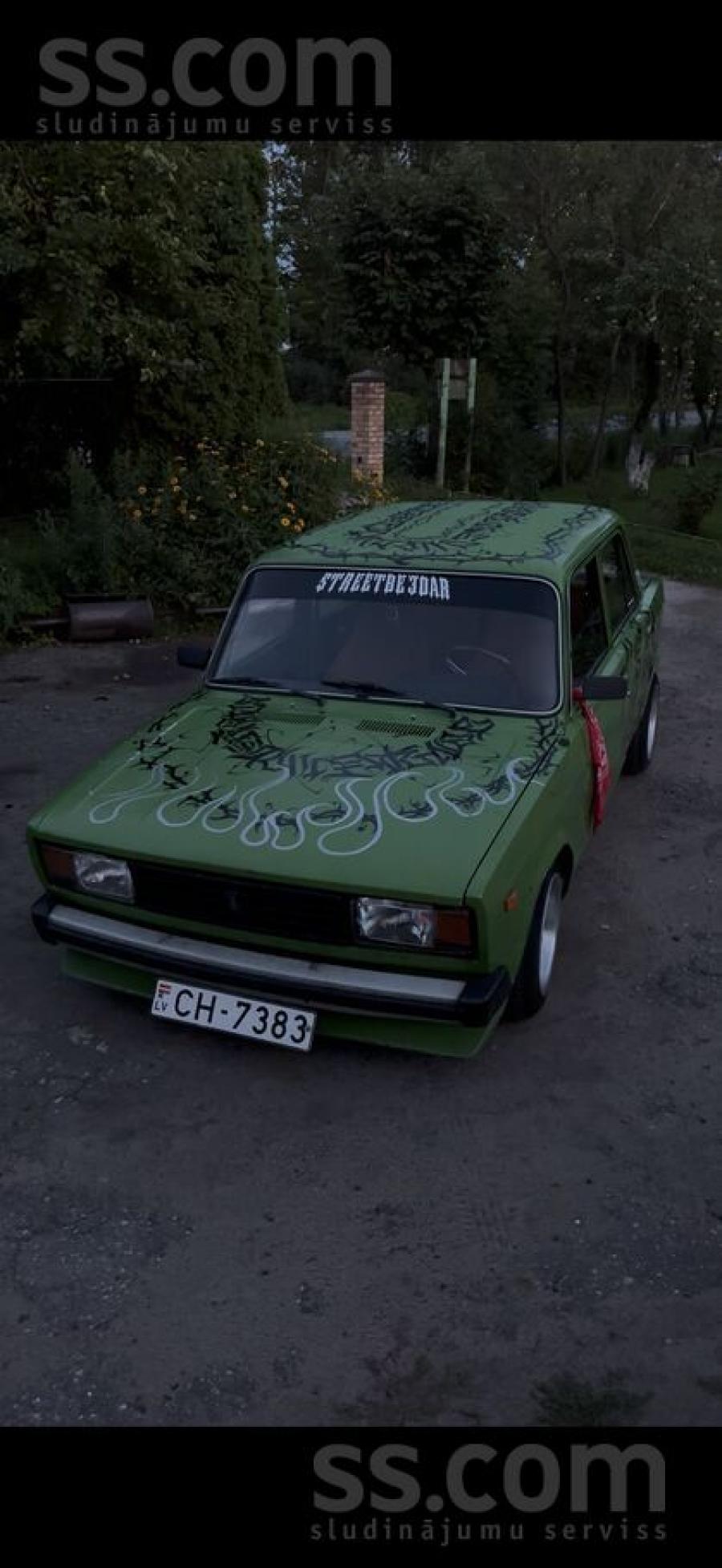Green VAZ / Lada 2105 1982 in Riga, with an engine capacity of 1.30 L and mileage of 26 thousand km for 2500 €, photo 1 on AUTOMOTO.COM.LV