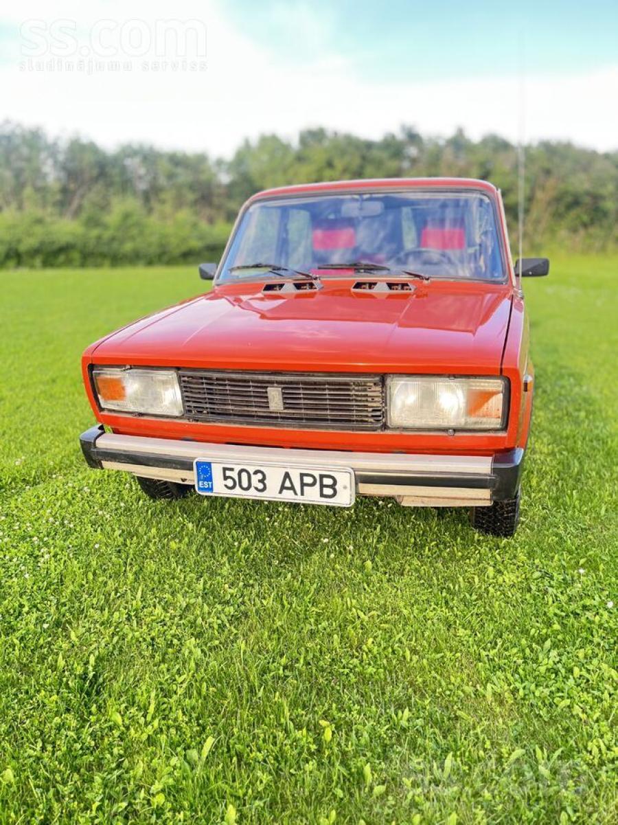 Red VAZ / Lada 2105 1981 in Tallinn, with an engine capacity of 1.30 L and mileage of 93 thousand km for 3750 €, photo 1 on AUTOMOTO.COM.LV