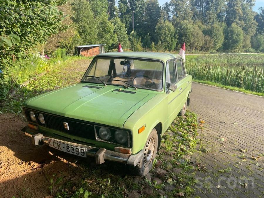 Зеленый ВАЗ 2106 1988 в Даугавпилс, объемом двигателя 1.50 л и пробегом 59 тыс. км за 1500 €, фото 1 на AUTOMOTO.COM.LV