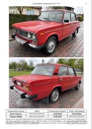 Red VAZ / Lada 2106 1990 in Voru, with an engine capacity of 1.30 L and mileage of 33 thousand km for 9500 €, photo 47 on AUTOMOTO.COM.LV