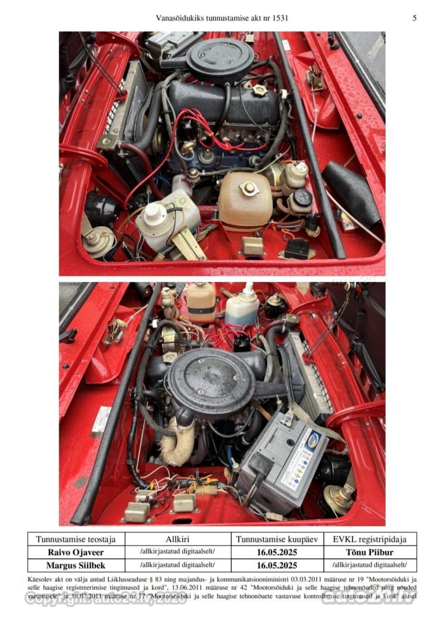 Red VAZ / Lada 2106 1990 in Voru, with an engine capacity of 1.30 L and mileage of 33 thousand km for 9500 €, photo 48 on AUTOMOTO.COM.LV