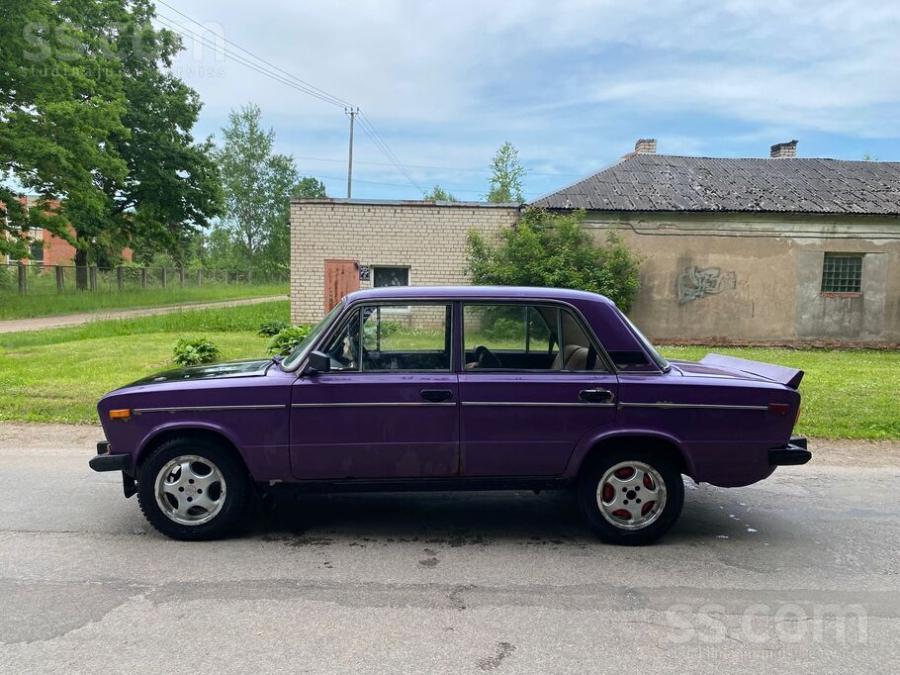 Violet VAZ / Lada 2106 1989 in Balvi, with an engine capacity of 1.30 L and mileage of 0 thousand km for 850 €, photo 5 on AUTOMOTO.COM.LV