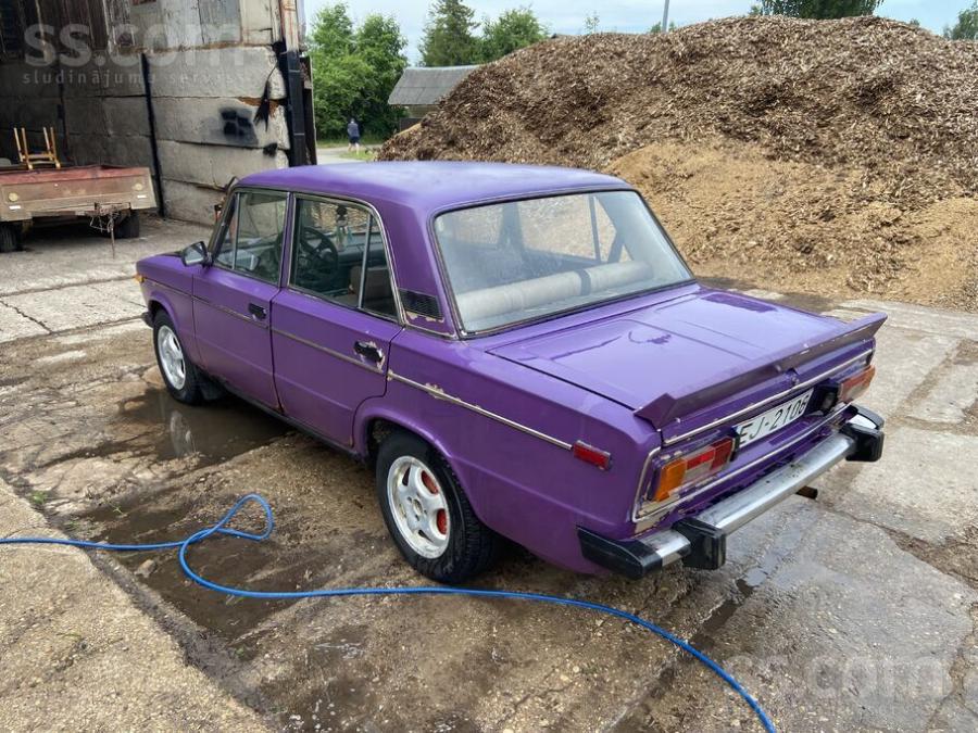 Violet VAZ / Lada 2106 1989 in Balvi, with an engine capacity of 1.30 L and mileage of 0 thousand km for 850 €, photo 7 on AUTOMOTO.COM.LV