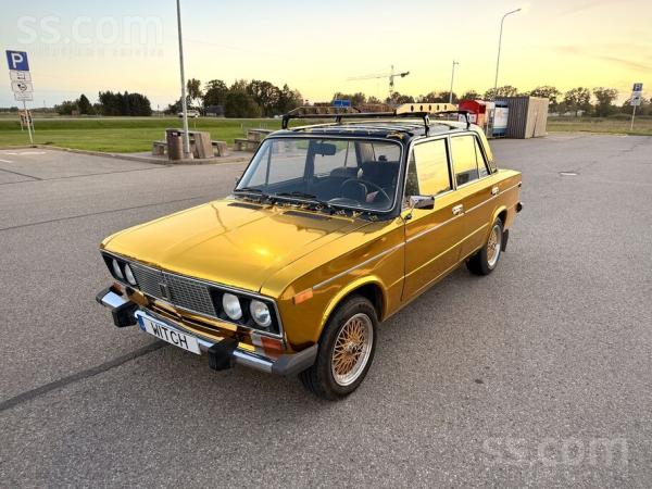 VAZ / Lada 2106 1976 in Riga on AUTOMOTO.COM.LV Yellow VAZ / Lada 2106 1976 in Riga, with an engine capacity of 1.60 L and mileage of 38 thousand km for 10000 €, photo 4 on AUTOMOTO.COM.LV