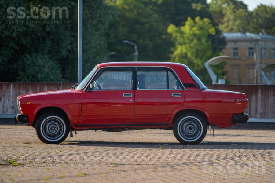 Sarkans VAZ / Lada 2107 1986 Rīga, ar dzinēja tilpumu 1.50 L un nobraukumu 89 tūkst. km par 3500 €, foto 5 vietnē AUTOMOTO.COM.LV