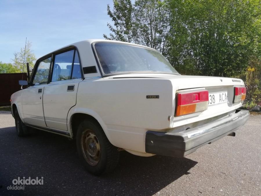 Balts VAZ / Lada 2107 1989 Narva, ar dzinēja tilpumu 1.50 L un nobraukumu 78 tūkst. km par 2800 €, foto 3 vietnē AUTOMOTO.COM.LV