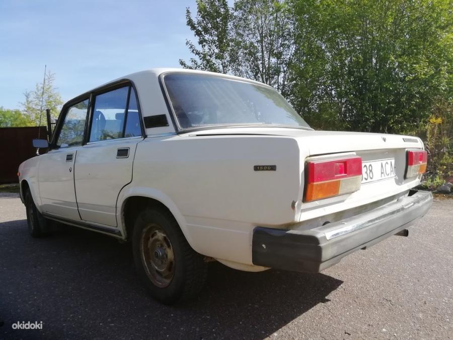 Balts VAZ / Lada 2107 1989 Narva, ar dzinēja tilpumu 1.50 L un nobraukumu 78 tūkst. km par 2800 €, foto 10 vietnē AUTOMOTO.COM.LV