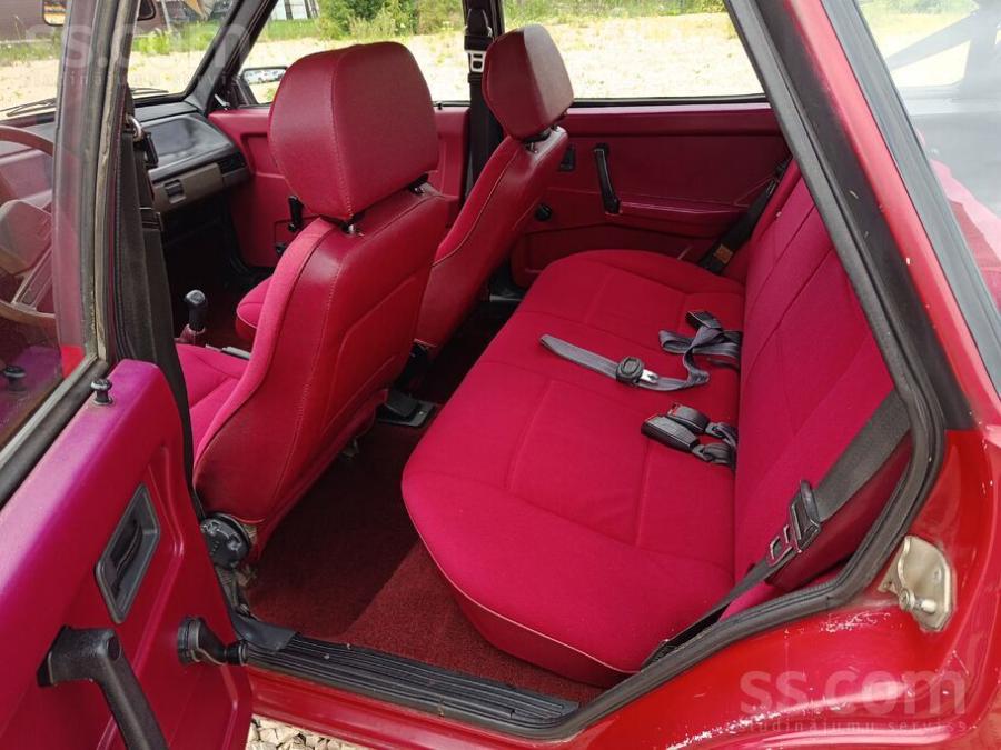 Red VAZ / Lada 2109 1989 in Riga, with an engine capacity of 1.30 L and mileage of 80 thousand km for 2300 €, photo 7 on AUTOMOTO.COM.LV