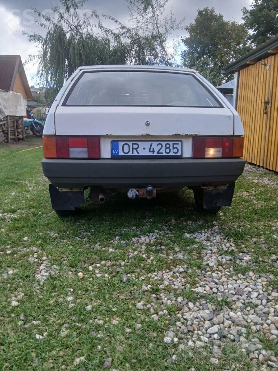 Белый ВАЗ 2109 1990 в Краслава, объемом двигателя 1.50 л и пробегом 84 тыс. км за 700 €, фото 4 на AUTOMOTO.COM.LV