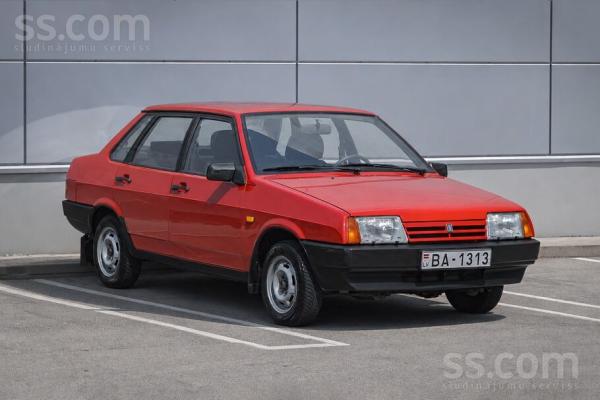 Красный ВАЗ 21099 1993 в Рига, объемом двигателя 1.40 л и пробегом 40 тыс. км за 10000 €, фото 3 на AUTOMOTO.COM.LV