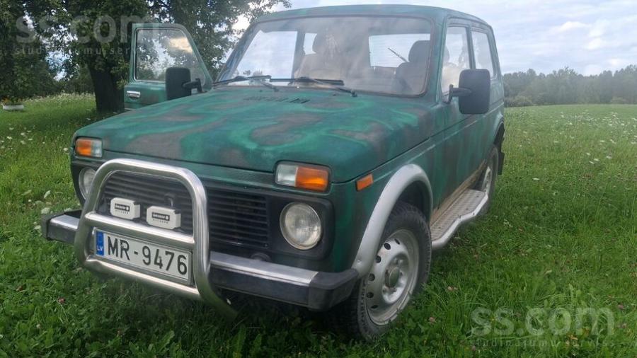 Зеленый ВАЗ 21213 Niva 2000 в Краслава, объемом двигателя 1.70 л и пробегом 212 тыс. км за 1700 €, фото 1 на AUTOMOTO.COM.LV