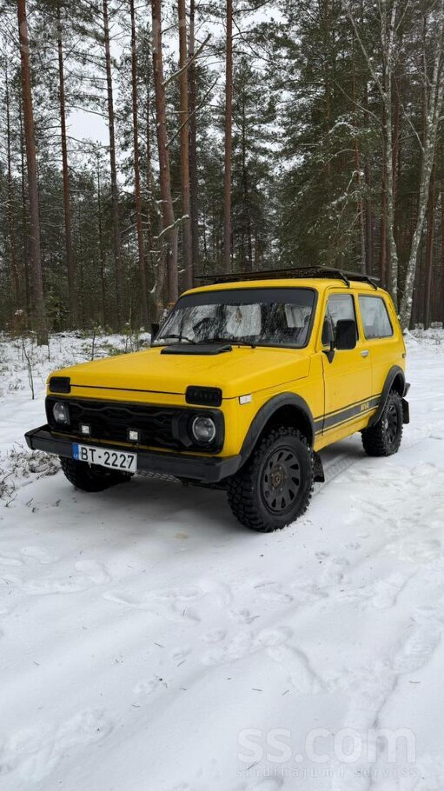 Dzeltens VAZ / Lada 21213 Niva 1995 Krāslava, ar dzinēja tilpumu 1.70 L un nobraukumu 222 tūkst. km par 3250 €, foto 8 vietnē AUTOMOTO.COM.LV