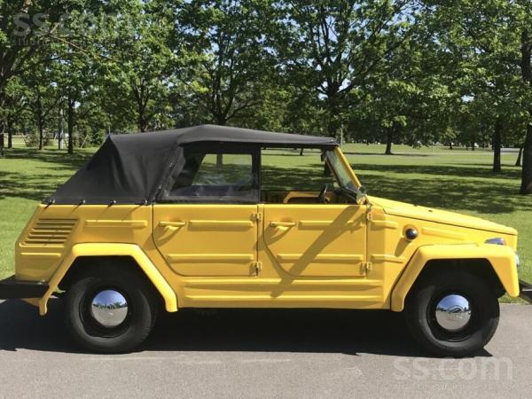 Dzeltens Volkswagen 181 1976 Rīga, ar dzinēja tilpumu 1.60 L un nobraukumu 56 tūkst. km par 8550 €, foto 3 vietnē AUTOMOTO.COM.LV