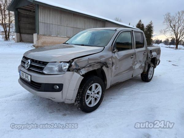 Beige Volkswagen Amarok 2012 in Tartu, with an engine capacity of 2.00 L and mileage of 270 thousand km for 5500 €, photo 4 on AUTOMOTO.COM.LV