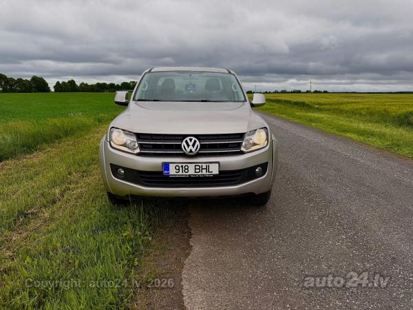 Beige Volkswagen Amarok 2012 in Tartu, with an engine capacity of 2.00 L and mileage of 274 thousand km for 8680 €, photo 2 on AUTOMOTO.COM.LV