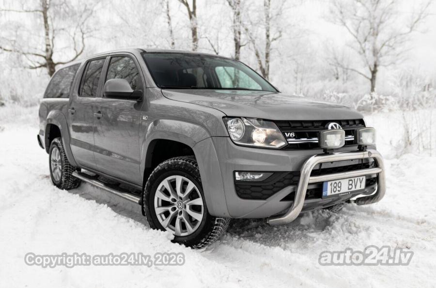 Beige Volkswagen Amarok 2017 in Tallinn, with an engine capacity of 3.00 L and mileage of 319 thousand km for 12490 €, photo 1 on AUTOMOTO.COM.LV