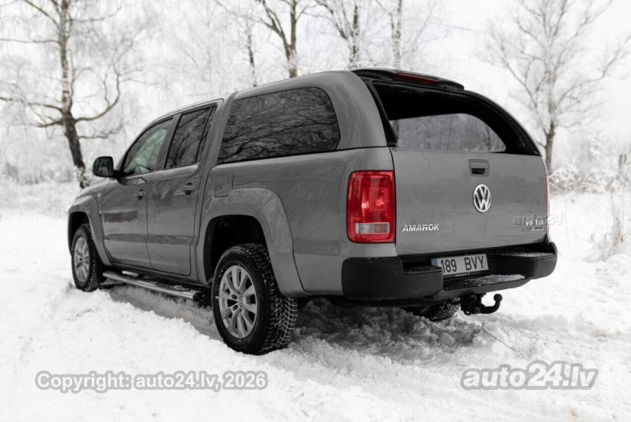 Beige Volkswagen Amarok 2017 in Tallinn, with an engine capacity of 3.00 L and mileage of 319 thousand km for 12490 €, photo 4 on AUTOMOTO.COM.LV