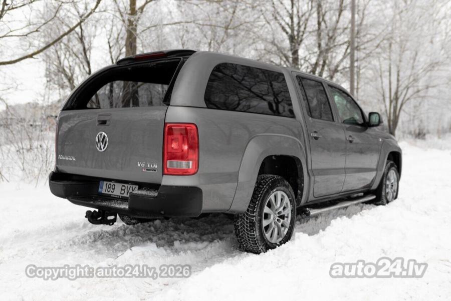 Beige Volkswagen Amarok 2017 in Tallinn, with an engine capacity of 3.00 L and mileage of 319 thousand km for 12490 €, photo 6 on AUTOMOTO.COM.LV
