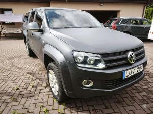 Black Volkswagen Amarok 2011 in Kaunas, with an engine capacity of 2.00 L and mileage of 455 thousand km for 5999 €, photo  on AUTOMOTO.COM.LV
