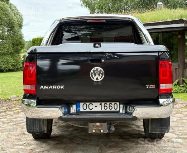 Melns Volkswagen Amarok 2012 Saldus, ar dzinēja tilpumu 2.00 L un nobraukumu 212 tūkst. km par 11450 €, foto 4 vietnē AUTOMOTO.COM.LV
