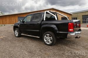 Black Volkswagen Amarok 2013 in Cesis, with an engine capacity of 2.00 L and mileage of 402 thousand km for 12000 €, photo 6 on AUTOMOTO.COM.LV
