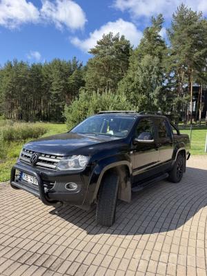 Black Volkswagen Amarok 2014 in Riga, with an engine capacity of 2.00 L and mileage of 362 thousand km for 13500 €, photo  on AUTOMOTO.COM.LV