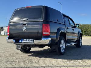 Black Volkswagen Amarok 2015 in Tallinn, with an engine capacity of 2.00 L and mileage of 314 thousand km for 14500 €, photo 5 on AUTOMOTO.COM.LV