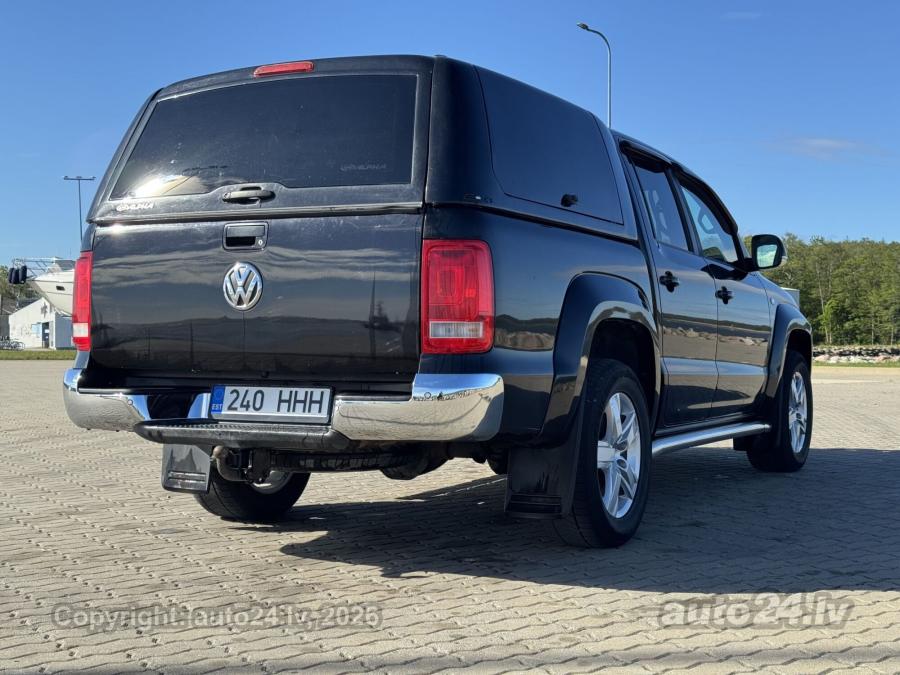 Black Volkswagen Amarok 2015 in Tallinn, with an engine capacity of 2.00 L and mileage of 314 thousand km for 14500 €, photo 5 on AUTOMOTO.COM.LV