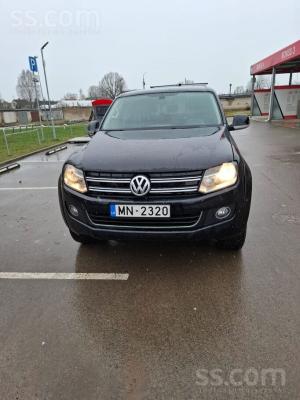 Black Volkswagen Amarok 2015 in Bauska, with an engine capacity of 2.00 L and mileage of 248 thousand km for 10300 €, photo  on AUTOMOTO.COM.LV