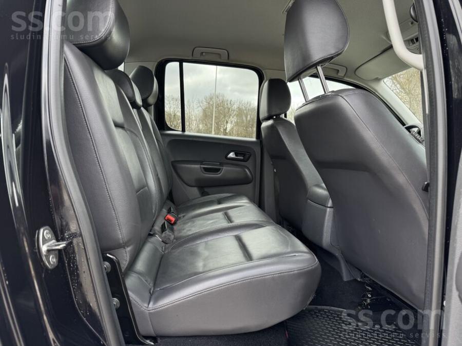 Melns Volkswagen Amarok 2015 Cēsis, ar dzinēja tilpumu 2.00 L un nobraukumu 259 tūkst. km par 16800 €, foto 24 vietnē AUTOMOTO.COM.LV