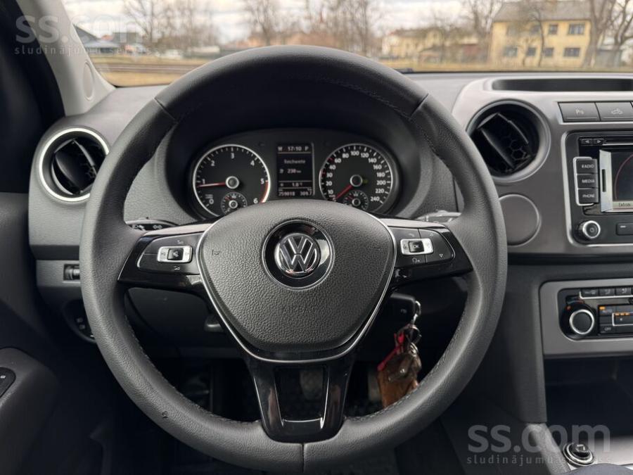 Melns Volkswagen Amarok 2015 Cēsis, ar dzinēja tilpumu 2.00 L un nobraukumu 259 tūkst. km par 16800 €, foto 32 vietnē AUTOMOTO.COM.LV