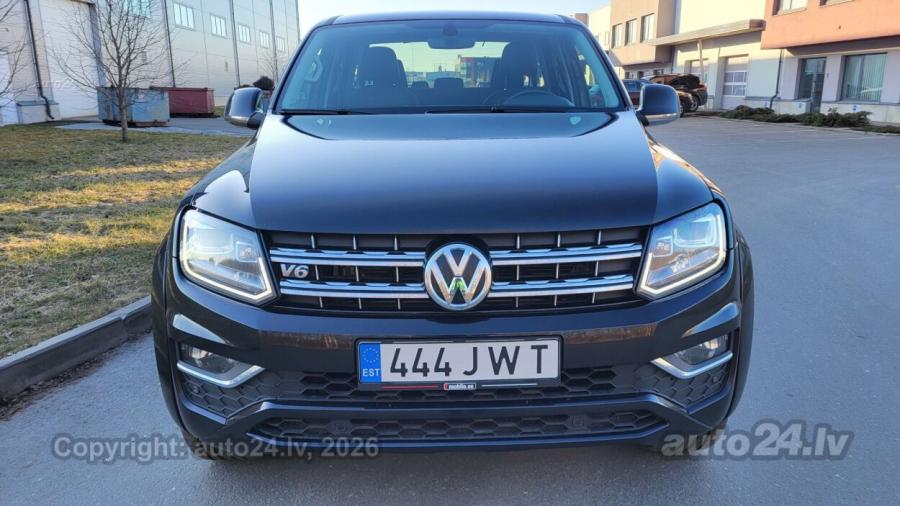 Black Volkswagen Amarok 2016 in Tallinn, with an engine capacity of 3.00 L and mileage of 135 thousand km for 21990 €, photo 1 on AUTOMOTO.COM.LV