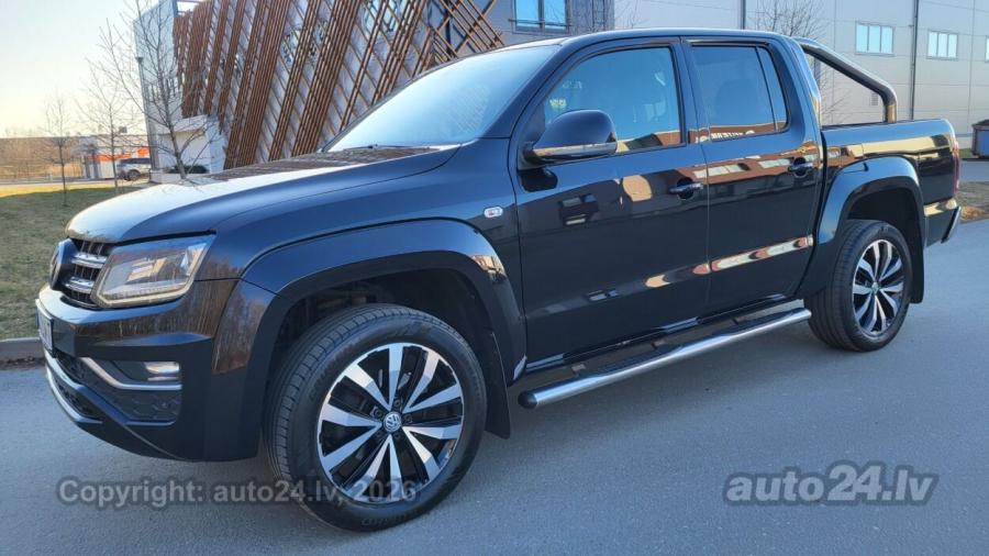 Black Volkswagen Amarok 2016 in Tallinn, with an engine capacity of 3.00 L and mileage of 135 thousand km for 21990 €, photo 2 on AUTOMOTO.COM.LV