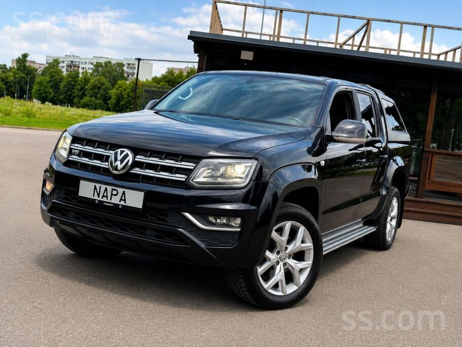 Melns Volkswagen Amarok 2016 Rīga, ar dzinēja tilpumu 3.00 L un nobraukumu 216 tūkst. km par 17900 €, foto 1 vietnē AUTOMOTO.COM.LV