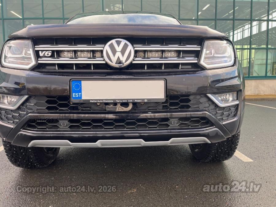 Black Volkswagen Amarok 2020 in Tallinn, with an engine capacity of 3.00 L and mileage of 82 thousand km for 29900 €, photo 10 on AUTOMOTO.COM.LV