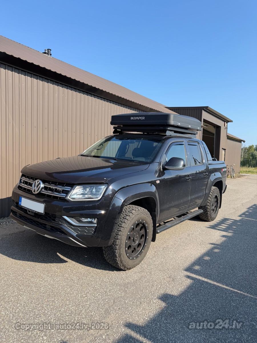 Black Volkswagen Amarok 2020 in Tallinn, with an engine capacity of 3.00 L and mileage of 82 thousand km for 29900 €, photo 16 on AUTOMOTO.COM.LV