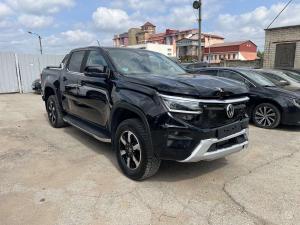 Black Volkswagen Amarok 2024 in Kaunas, with an engine capacity of 2.99 L and mileage of 76 thousand km for 19900 €, photo  on AUTOMOTO.COM.LV