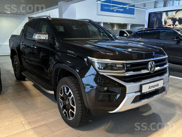 Black Volkswagen Amarok 2026 in Valmiera, with an engine capacity of 3.00 L and mileage of 12 thousand km for 54550 €, photo 2 on AUTOMOTO.COM.LV